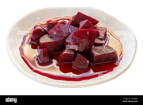 Pickled Red Beetroot Pickled Beetroot Isolated On White Background