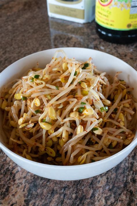 Korean Bean Sprouts Onolicious Hawaiʻi Receta Comida Verduras