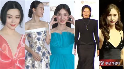 釜山影展紅毯五美出爐劉品言性感奪一席 朴恩斌范冰冰各有特色 娛樂星聞