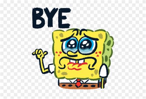 Spongebob Waving Goodbye