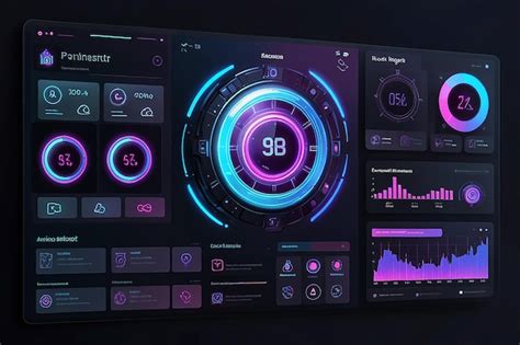 Futuristic Technology Interface Design Premium Ai Generated Image