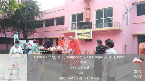 Covid 19 Relief Services By Ramakrishna Mission Vidyapith Purulia