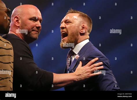 File Photo Dated 14 07 2017 Of Conor Mcgregor Right Whose Ufc Return