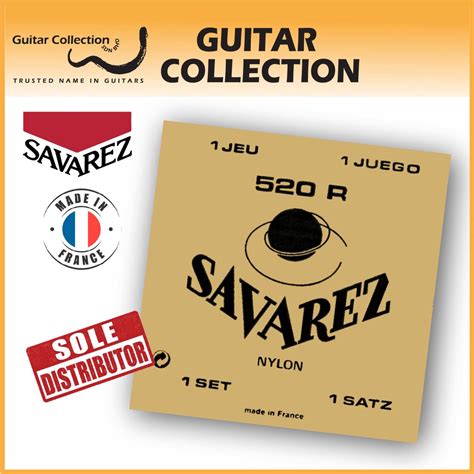 savarez 520r rectified traditionnels normal tension classical guitar