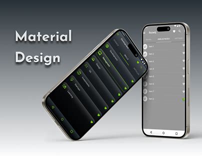 Material Design App Projects Photos Videos Logos Illustrations And Branding Behance