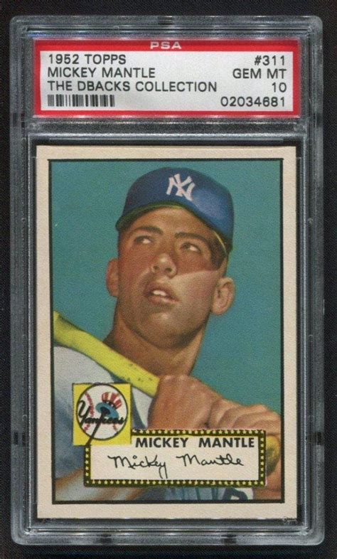 Mickey Mantle Baseball Card