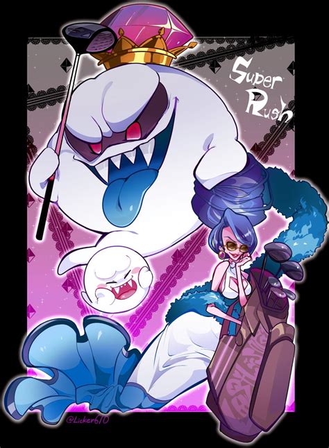 Boo Tao King Boo And Hellen Gravely Mario And 3 More Drawn By