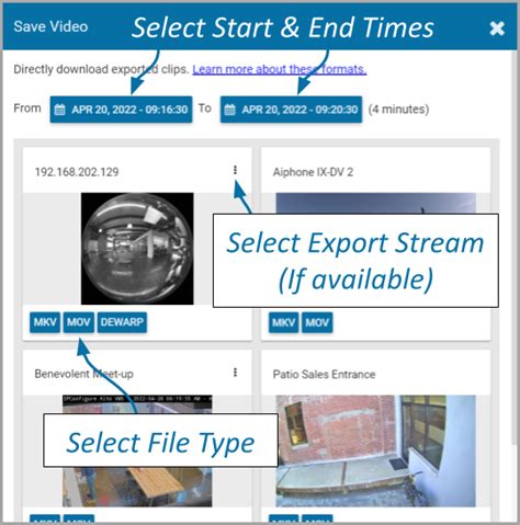 Export By Date Time Range Orchid Recorder User Guide 22 3
