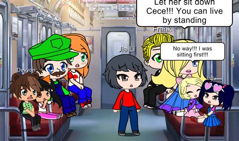 Bratty Cece Wont Give Up Her Seat By Andyfoxmario On Deviantart