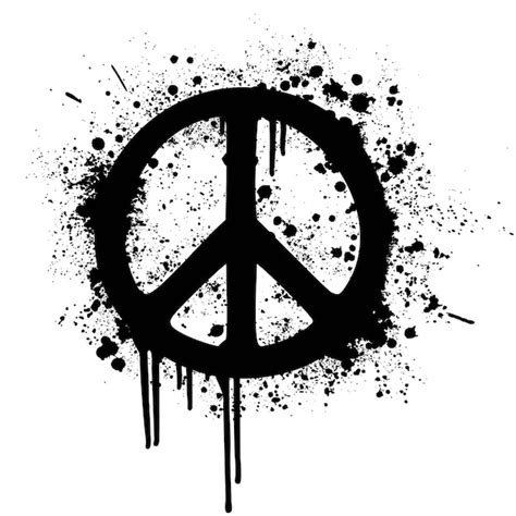 Premium Vector Pacific Symbol In Graffiti Style Vector Monochrome