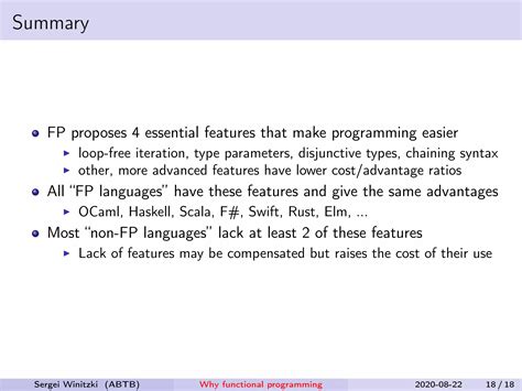 Functional Programming Advantages PPT
