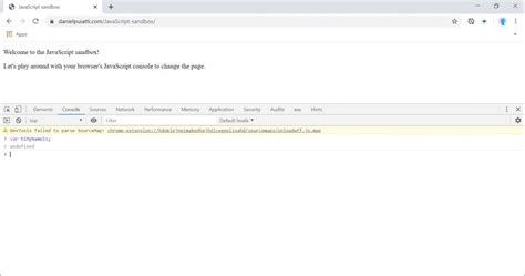 Writing JavaScript Code In Your Web Browsers Developer Console Daniel Puiatti