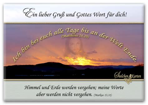 Seelchen Karten Und Collagen Karte Ich Bin Bei Euch Alle Tage Bis An