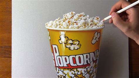 Popcorn Drawing Realistic At Lindsay Johnson Blog