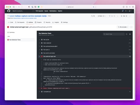 Run Selenium Tests In Github Actions Mailsac