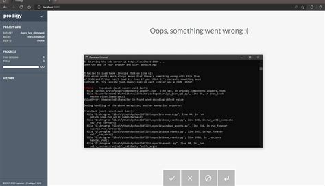 json linting and dataset validation checks missing till you load a data