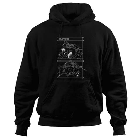 Disney Pixar Cars 2 Secret Agent Mater Schematics Poster Hoodies Id