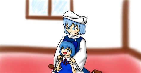 東方 レティとチルノ（ちょっと修正 電工屋のイラスト Pixiv