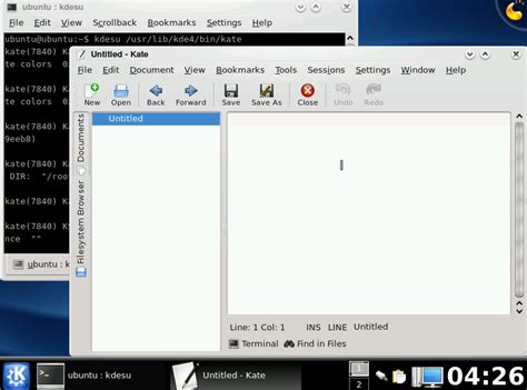 How To Use Konqueror Or Kate As Sudo In Kubuntu Kde 4 Remix Ubuntucat