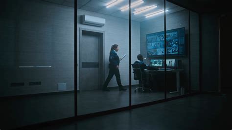 African American Cctv Operator Works On Stock Footage Sbv 349199908 Storyblocks