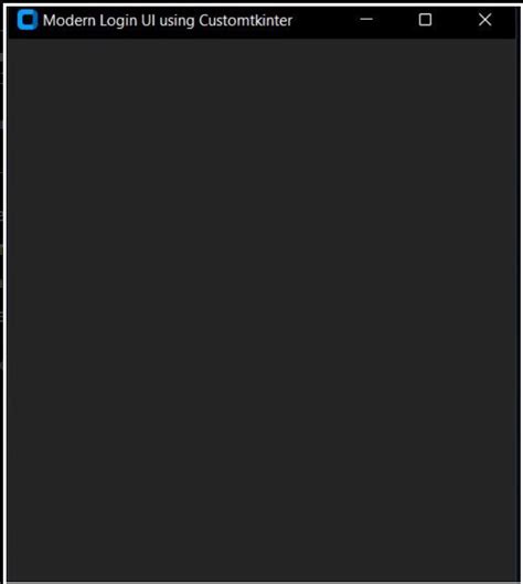 Create A Modern Login Ui Using The Customtkinter Module In Python Tpoint Tech