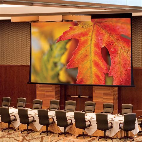 Recessed Projection Screen Ceiling Electric Screen Recessed Screen