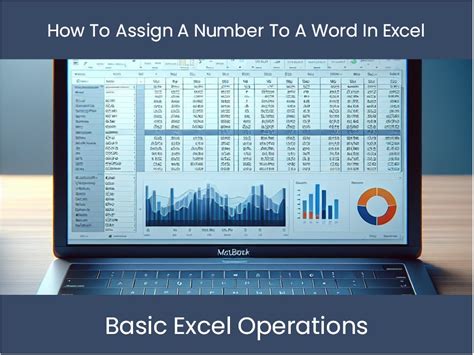 Excel Tutorial How To Assign A Number To A Word In Excel