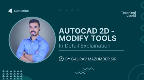 Autocad 2d Modify Tools [in Depth Explanation] Youtube