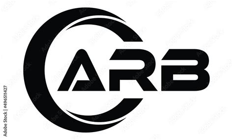 Arb Swoosh Logo Design Vector Template Monogram Logo Abstract Logo