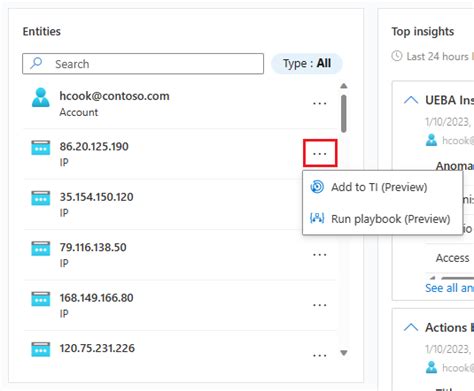 在 Azure 门户中深入调查 Microsoft Sentinel 事件 Microsoft Learn