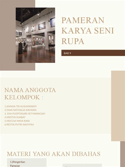 Pameran Karya Seni Rupa Pdf