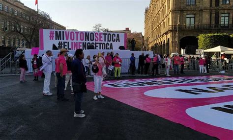 Marcha En Defensa Del INE No Somos Narcos Somos Ciudadanos Gritan En Palacio Nacional