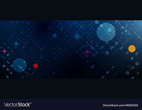 Abstract Structure Circuit Computer Technology Vector Image