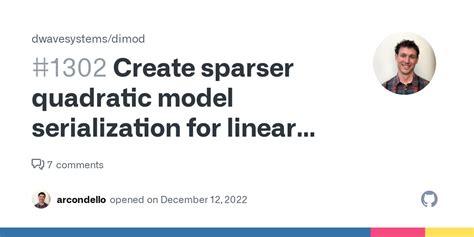 Create Sparser Quadratic Model Serialization For Linear Models · Issue