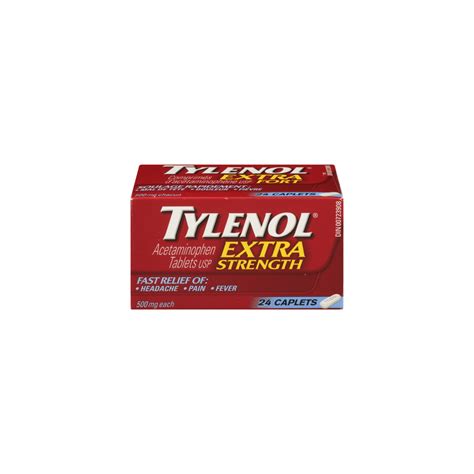 Tylenol Extra Strength Caplets 24 Pack