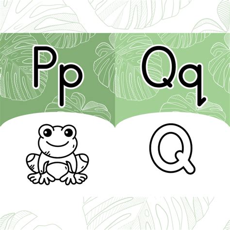 Alfabet Muurkaarte Afrikaans Tema 3 Plantjies • Teacha