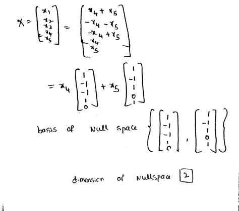 Solved Applied Linear Algebra Find The Bases And Dimensions For Row Course Hero