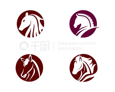 马商标模板传染媒介例证设计马标志模板模板免费下载eps格式1500像素编号38347959 千图网