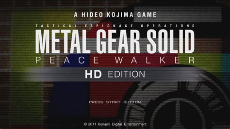Metal Gear Solid Peace Walker Intro
