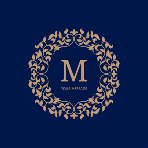 Monogram Royalty Free Vector Image Vectorstock
