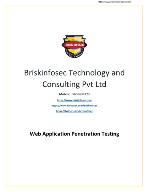 ppt web application penetration testing powerpoint presentation free