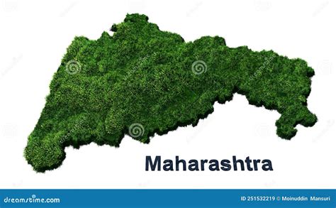 Maharashtra India Map Agriculture In Maharashtra Map In Green