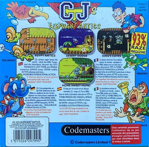 CJ S Elephant Antics Images LaunchBox Games Database