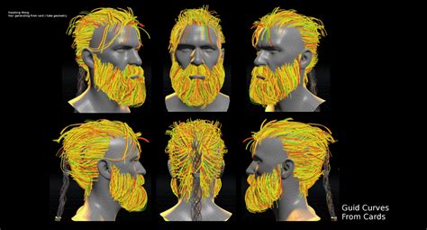 Artstation Houdini Convert Hair Card Tube Geometry Into Hair Curves