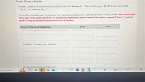 Current Attempt In Progress Riverbed Company StudyX