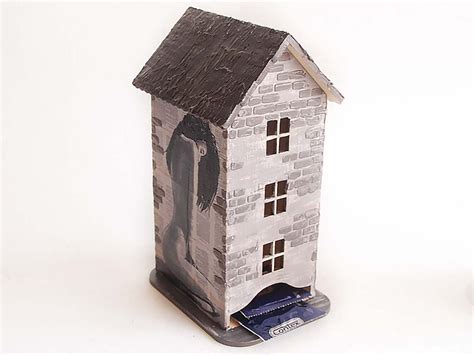 Condom Dispenser Wood House Hide Condom Holder For Shelf Etsy