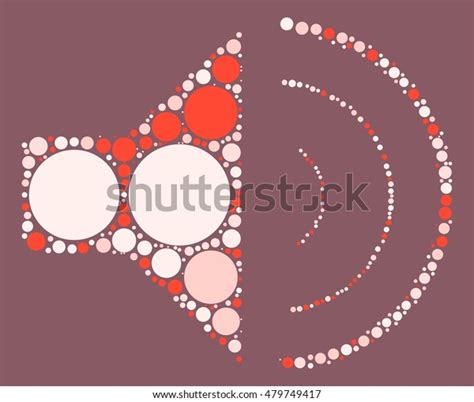Speaker Shape Vector Design By Color Stock Vector Royalty Free