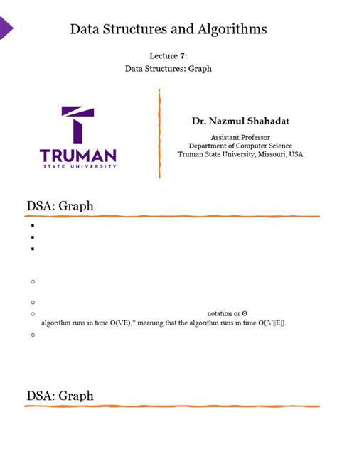 L 8 Dsa Graph Pdf Vertex Graph Theory Theoretical Computer