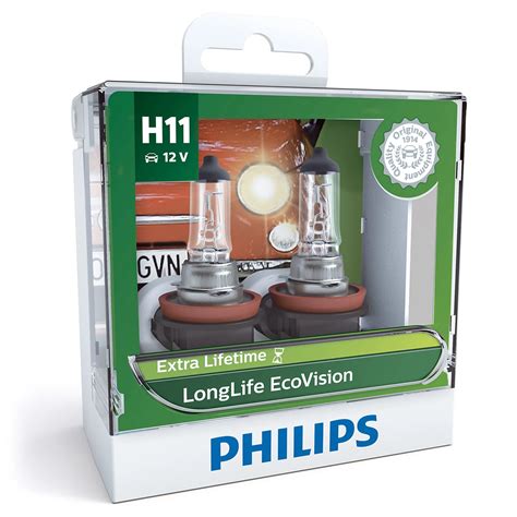 LongLife EcoVision Headlight bulb 12362LLECOS2 | Philips