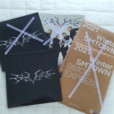 에스파 개봉앨범 세비지 겨울앨범 당근마켓 중고거래